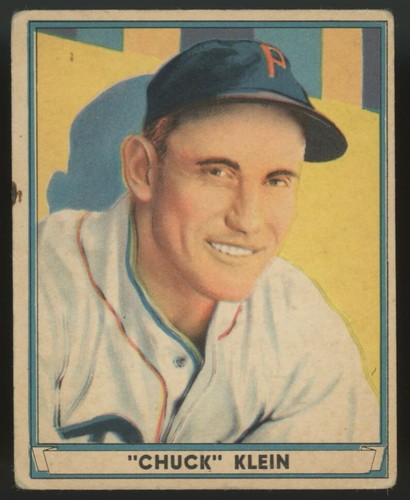 1941 Play Ball Chuck Klein #60 VG | eBay