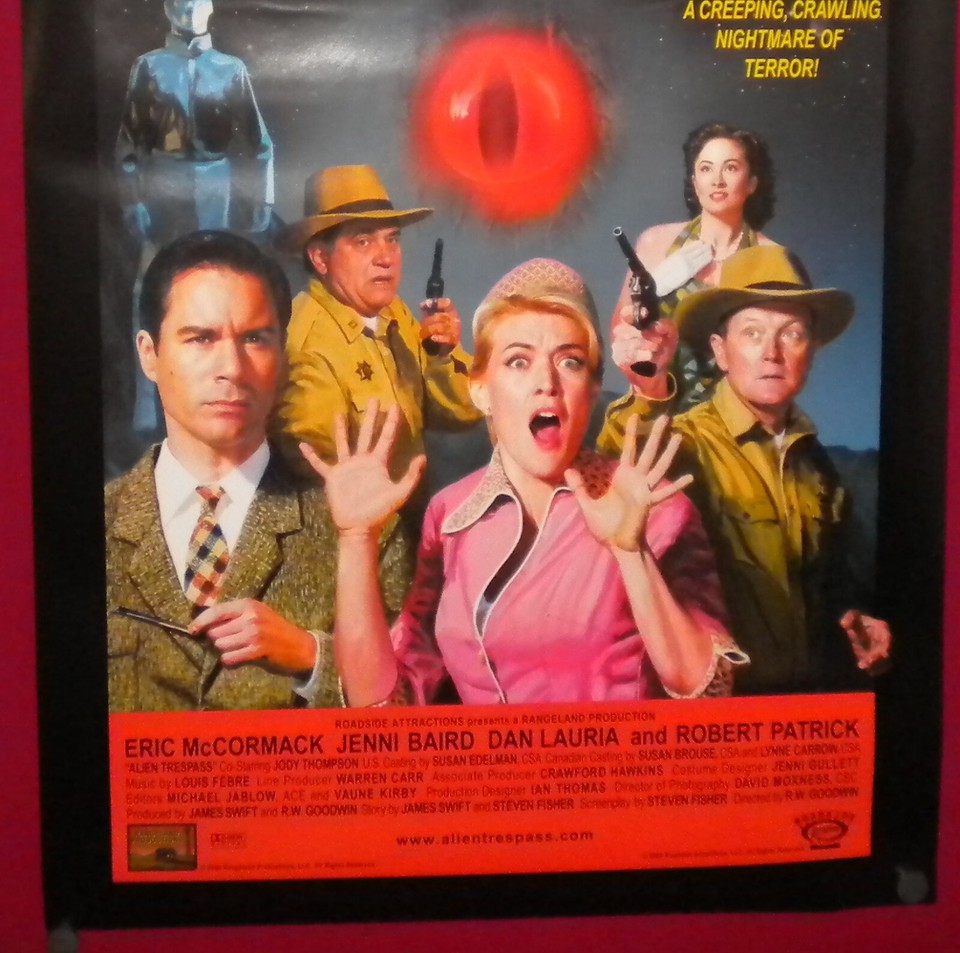 Alien Trespass Movie Poster 27x40 D/S Eric McCormack Jenni Baird 50's ...