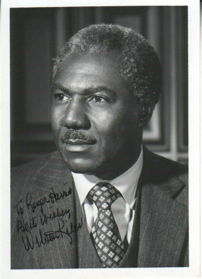 Wilson Riles Autographed Photo California Pioneering Politician ...