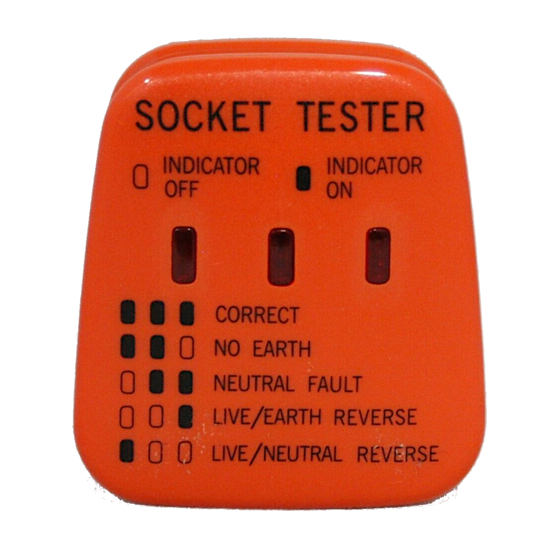 UK Mains Socket Tester 240V Polarity Test 3 Pin Plug Electrical Wiring ...