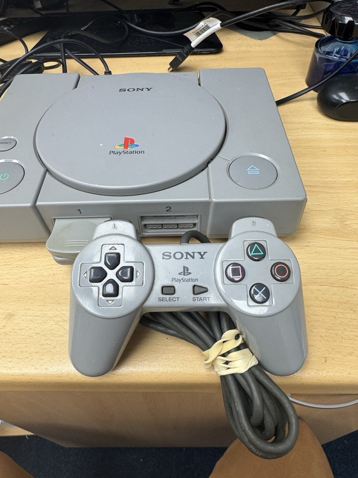 PlayStation One PS1 Console Controller Cables Tested, FULLY WORKING ...