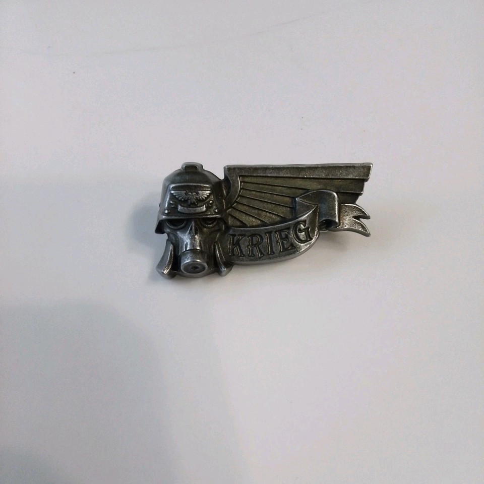 Warhammer 40k Astra Militarum Death Korps of Krieg Metal Pin Badge ...