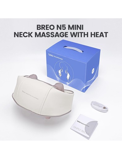 Breo Neck N5 Mini Electric Heated Deep Massager Neck & Shoulder ...