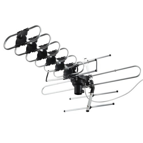 Digitech Outdoor UHF/VHF TV Antenna Built-in Signal Amplifier ...