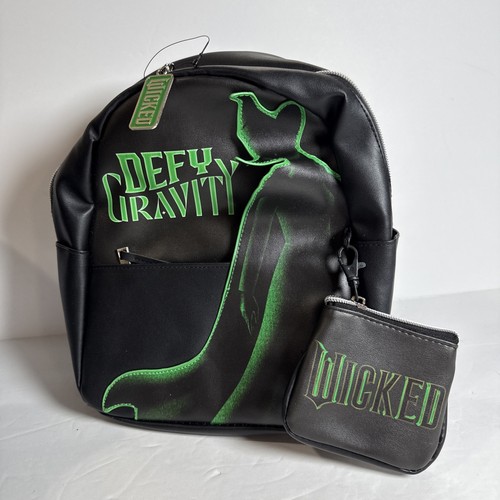 WICKED Defy Gravity Universal Studio Elphaba Mini Backpack & Coin Purse ...