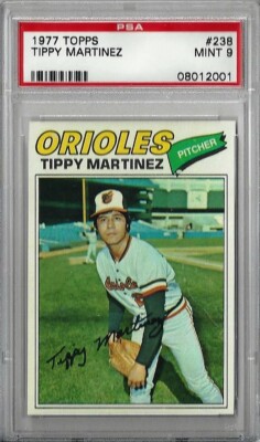 1977 Topps #238 Tippy Martinez Baltimore Orioles PSA 9 Mint 08012001 | eBay