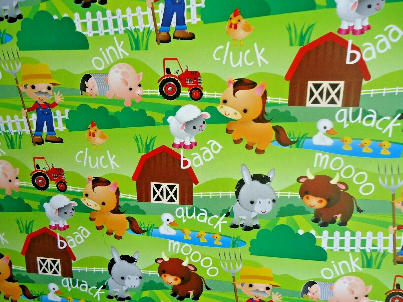 BABY CHILDREN WRAPPING PAPER - boy girl CUTE GIFT WRAP BIRTHDAY - FAST ...