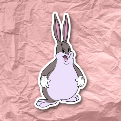 Big Chungus Sticker Funny meme Decal Cartoon Stickie Internet | eBay