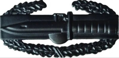 US Army Combat Action Badge CAB 2" Fullsized Black Duty Uniform award ...