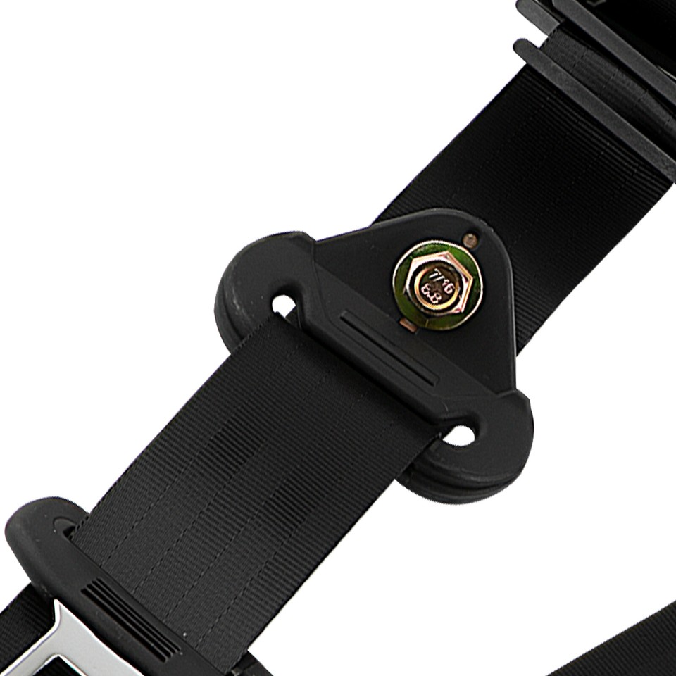 Retractable 3 Point Safety Seat Belt Straps Car Auto Vehicle Lap ...