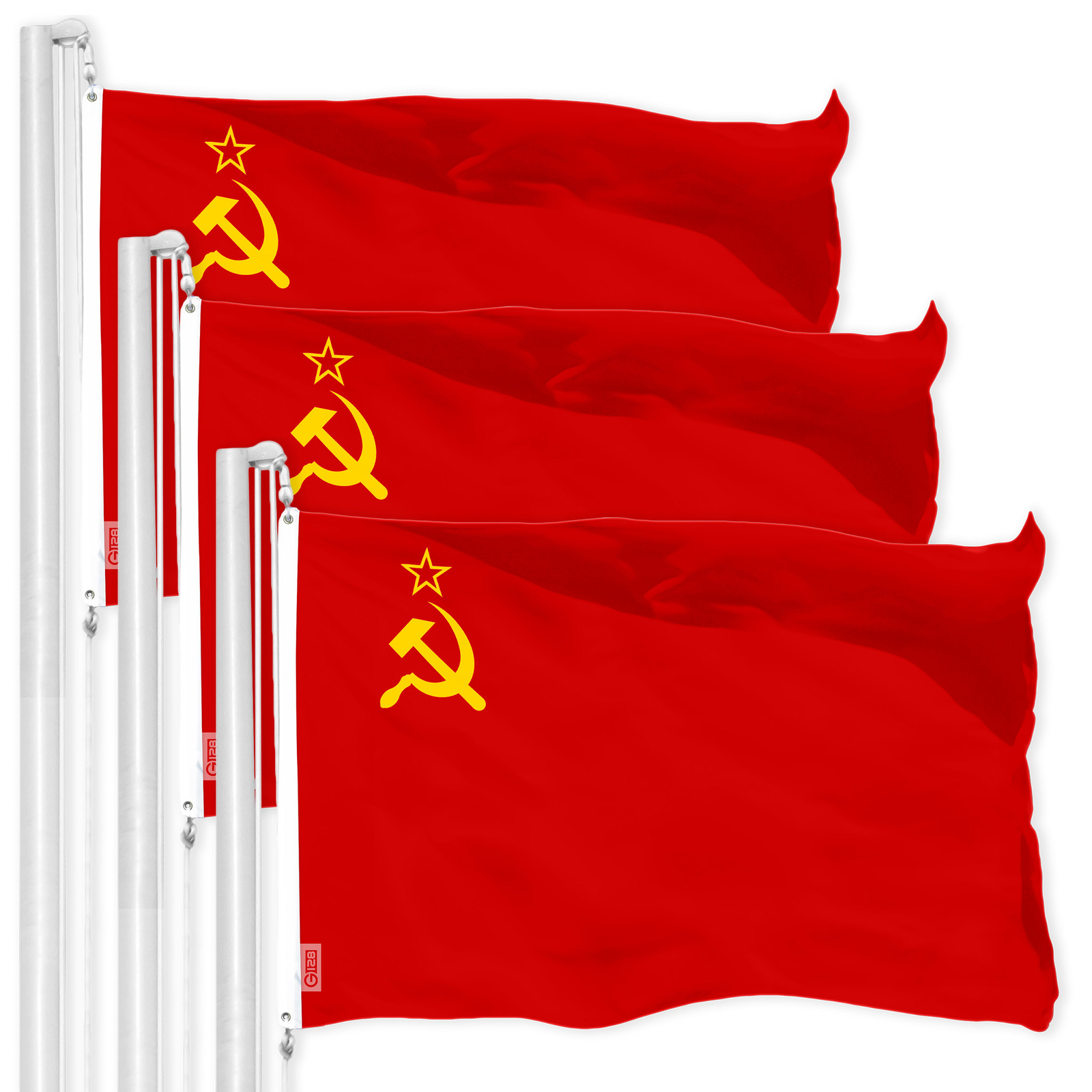 NEW G128 Union of Soviet Socialist Republics USSR Flag 3-Pack 3x5 FT ...