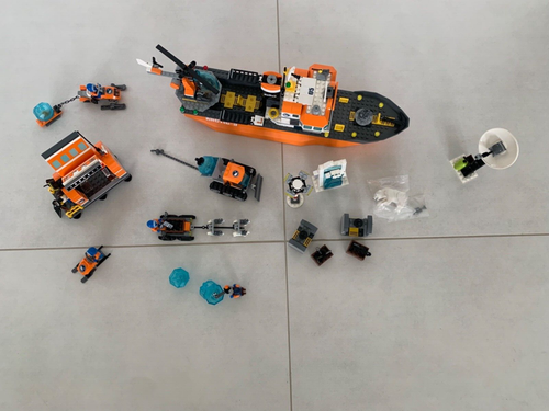LEGO® 60062 City Arktis Eisbrecher + 60032 Arktis Schneemobil, Arctic ...