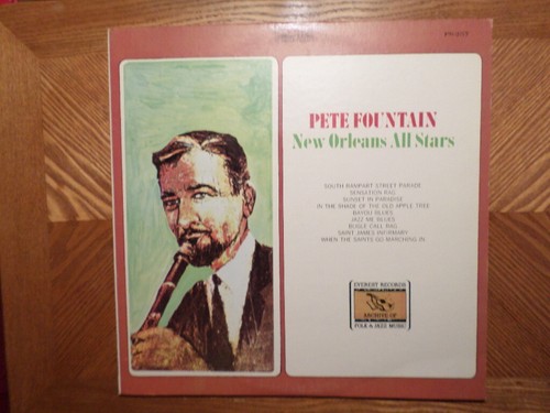 EVEREST LP RECORD STEREO FS 257/PETE FOUNTAIN/NEW ORLEANS ALL STARS/ NR ...