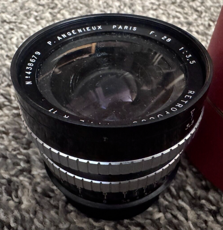 P. Angenieux 28mm F3.5 Retrofocus Type R11 Praktina Mount Vintage Lens ...