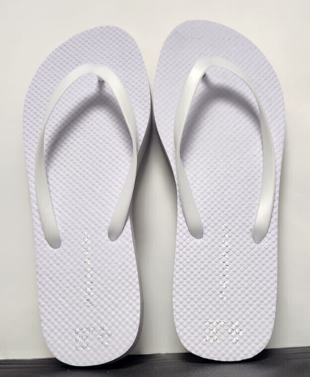 Primark Summer Slipper for Women Plain Black & White Flip Flop Beach ...