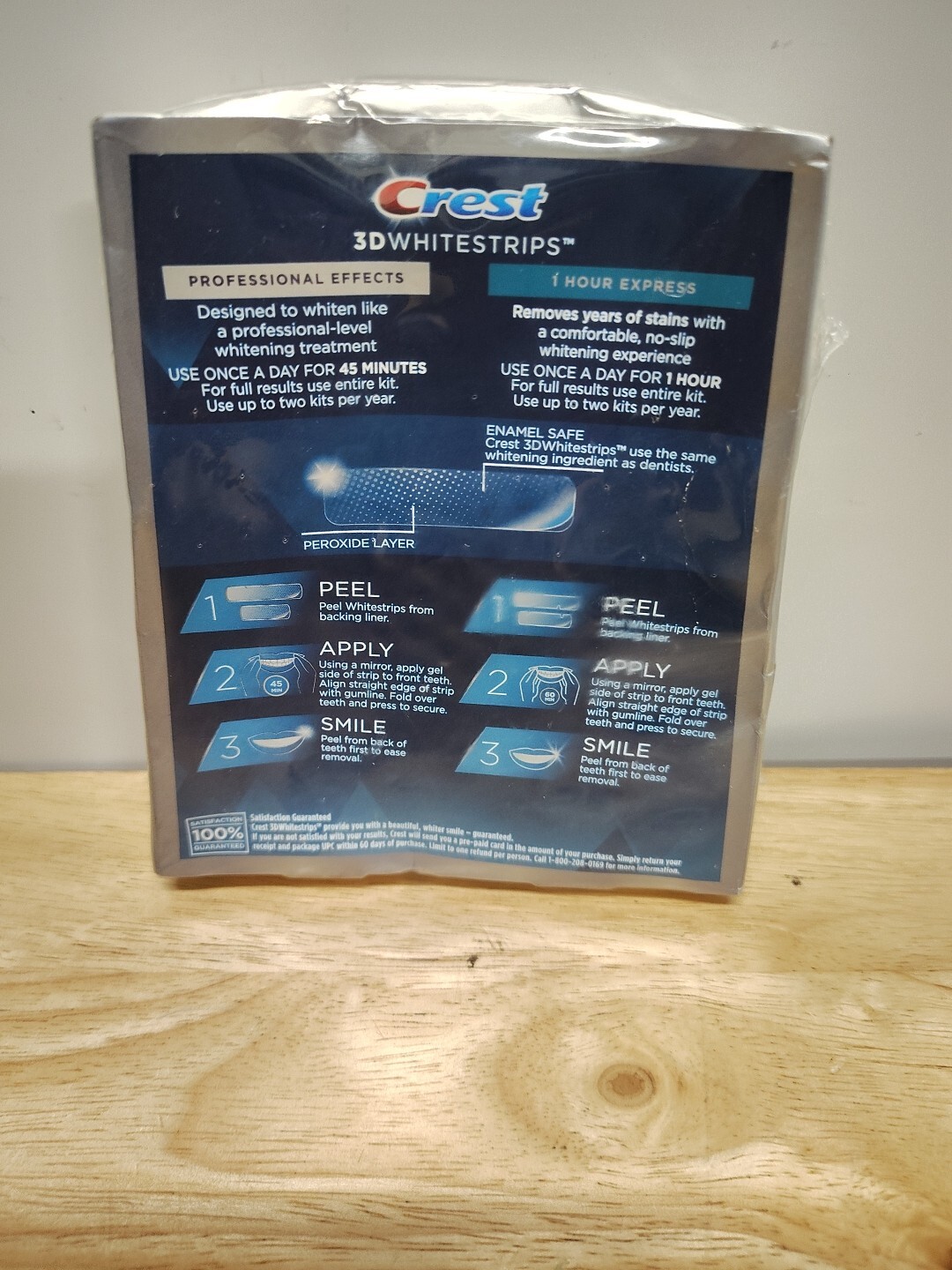 Crest 3D Whitestrips Professional Effects Plus Teeth Whitening Kit 48 ...