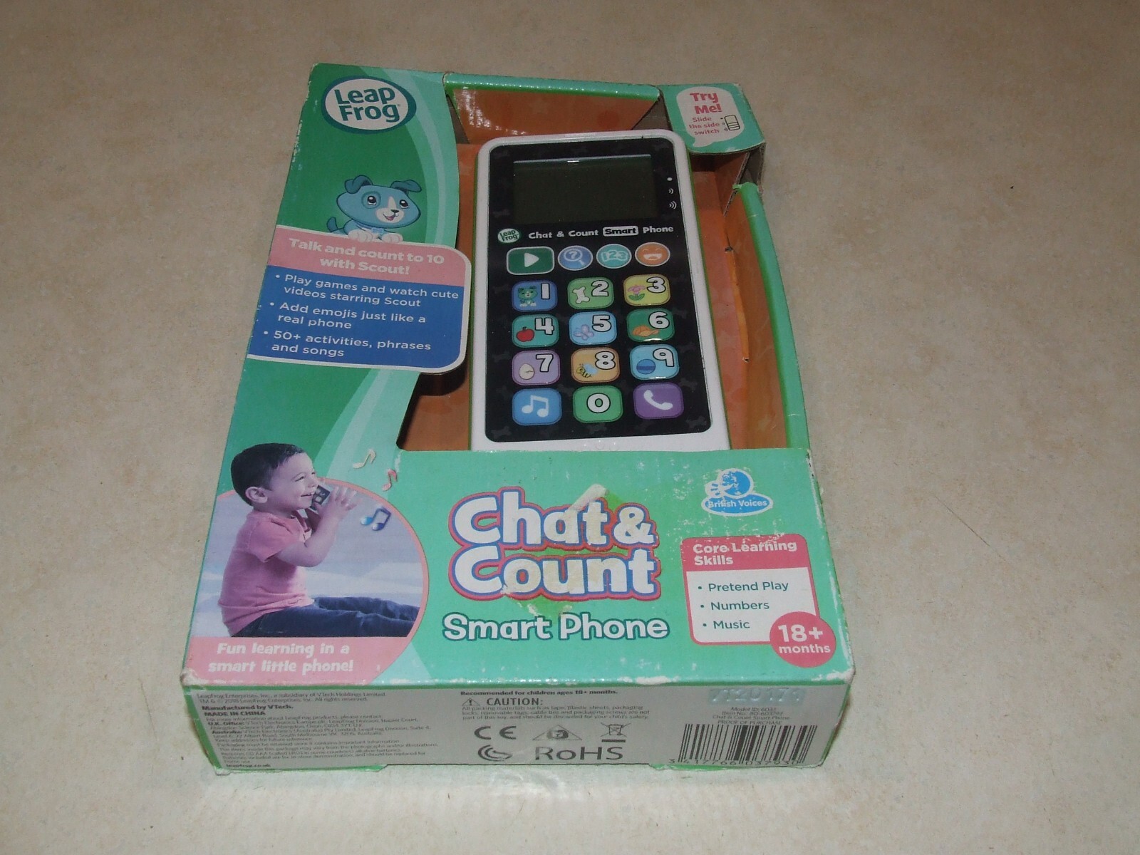 Leap Frog: Chat & Count Smart Phone - Green - New | eBay