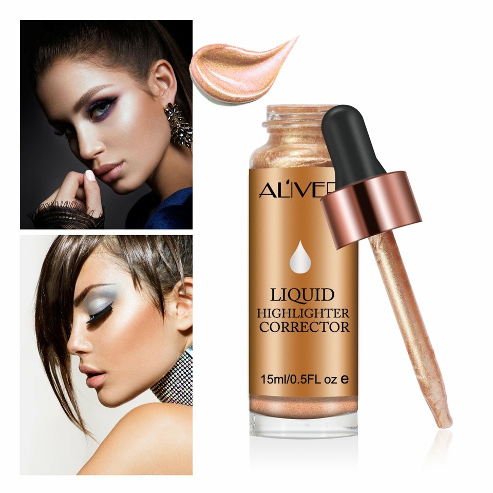 ALIVER Liquid Highlighter Corrector 5.0 Sunlight 0.5 oz 15mL ...