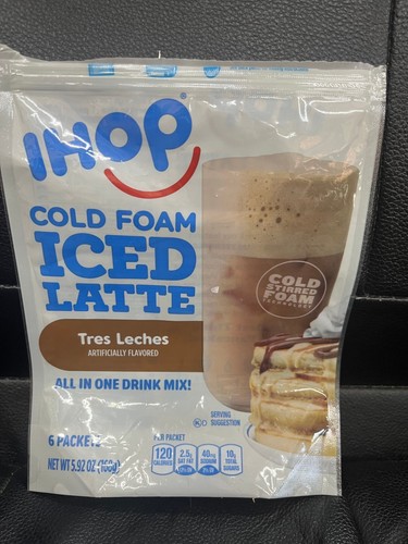 IHOP Cold Foam Iced Latte Tres Leches All In One Drink Mix | eBay