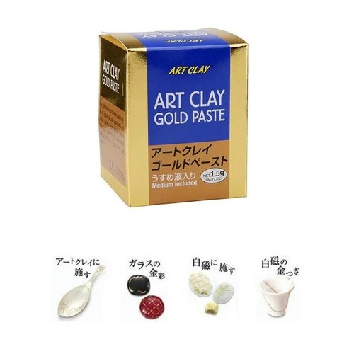 Art Clay Gold Paste 22k Gold Slip Glaze for Porcelain Glass Precious ...