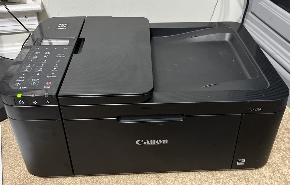 Canon PIXMA TR4720 Wireless Inkjet All-In-One Color Printer w/ Ink ( 1k ...