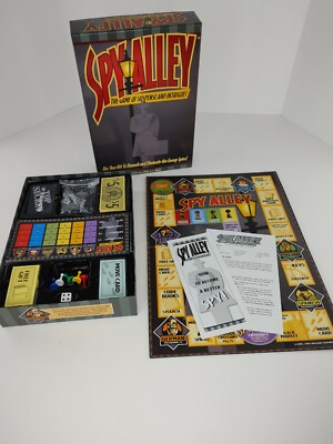 Spy Alley Strategy Board Game Excellent Condition Game of Suspense and ...