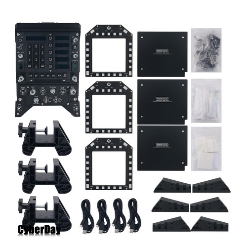 WINWING F18 Cockpit VR Set UFC Panel with MFD and Bracket for Flight ...