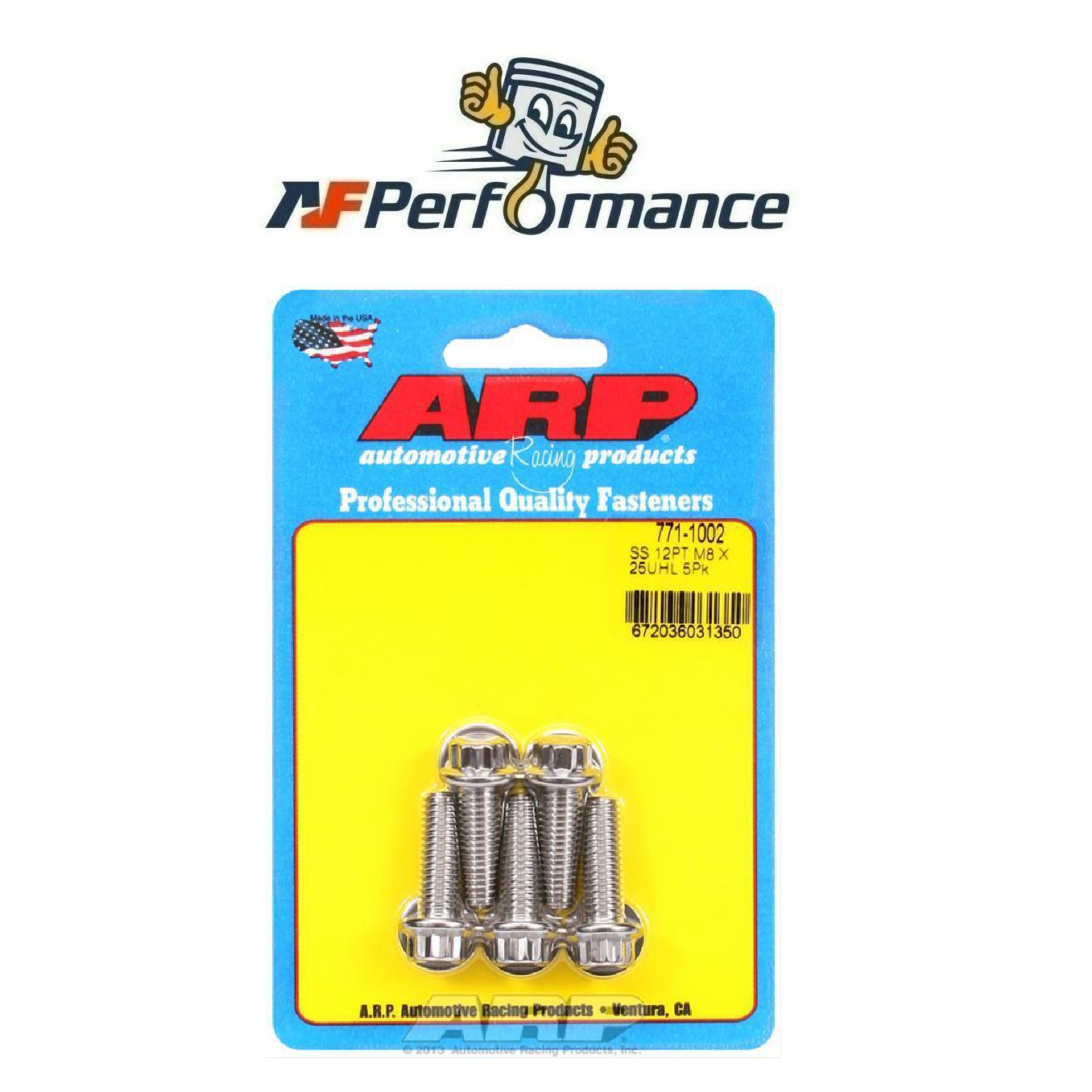 ARP Metric Thread Bolt Kit For M8 x 1.25 25mm UHL # 771-1002 | eBay