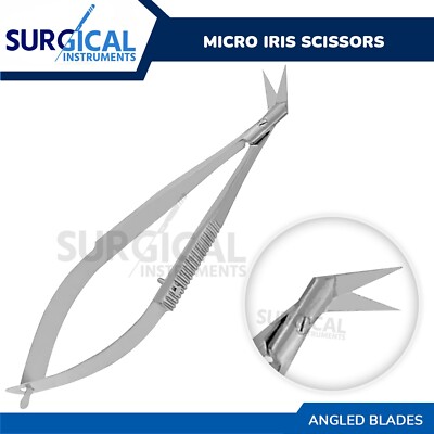 Micro Iris Scissors Sharp/Angled Ophthalmic & Lab Instruments German Grade | eBay