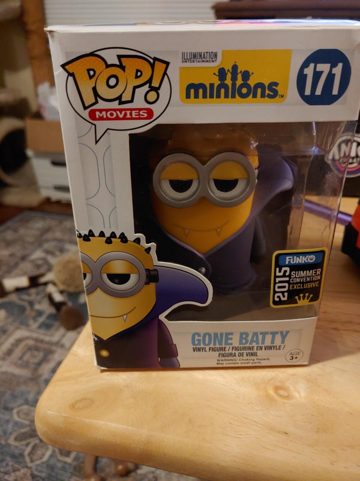 Funko POP! Movies Minions Gone Batty #171 Vinyl Figure. (has some box ...