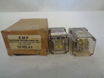 NEW BOX OF 2 EMP ELECRONIC MACHINE PARTS TD RELAY | eBay