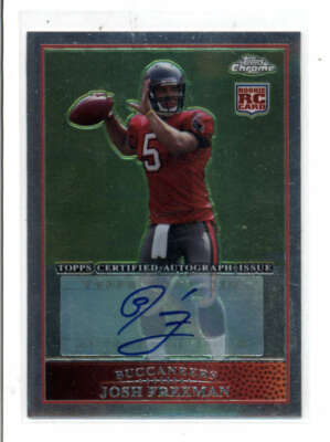 JOSH FREEMAN 2009 TOPPS CHROME ROOKIE AUTOGRAPH AUTO (BV=$30) AH6410 | eBay