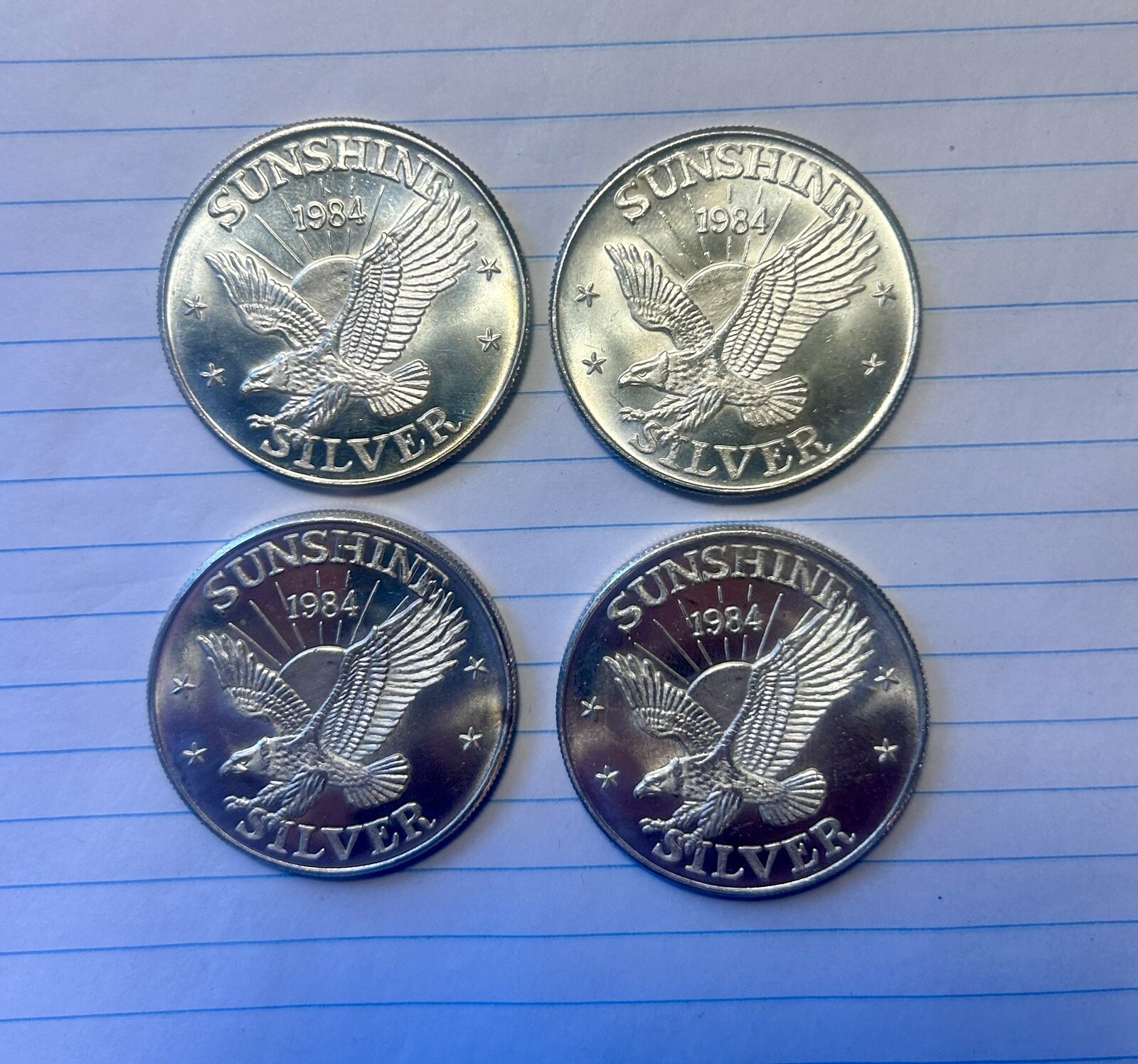 1984 Sunshine Silver 1oz Coins | eBay