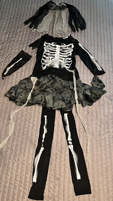 Skeleton Bride Girls Costume | eBay