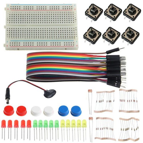 Electronic Starter Kit R3 Mini Breadboard LED Jumper Wire Button for ...