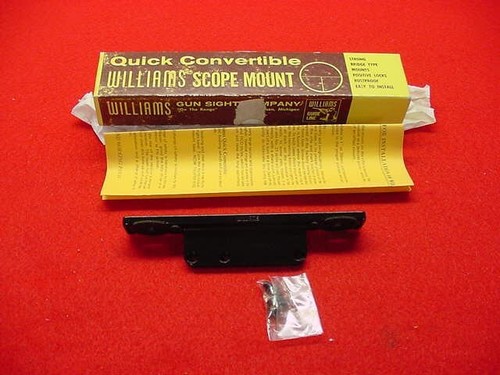 Williams- Quick Convertable Scope Mount- #SM-340 - New !! | eBay