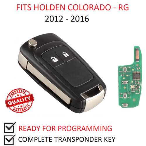 Complete Car Key for Holden Barina Cruze Trax Colorado Remote Control ...