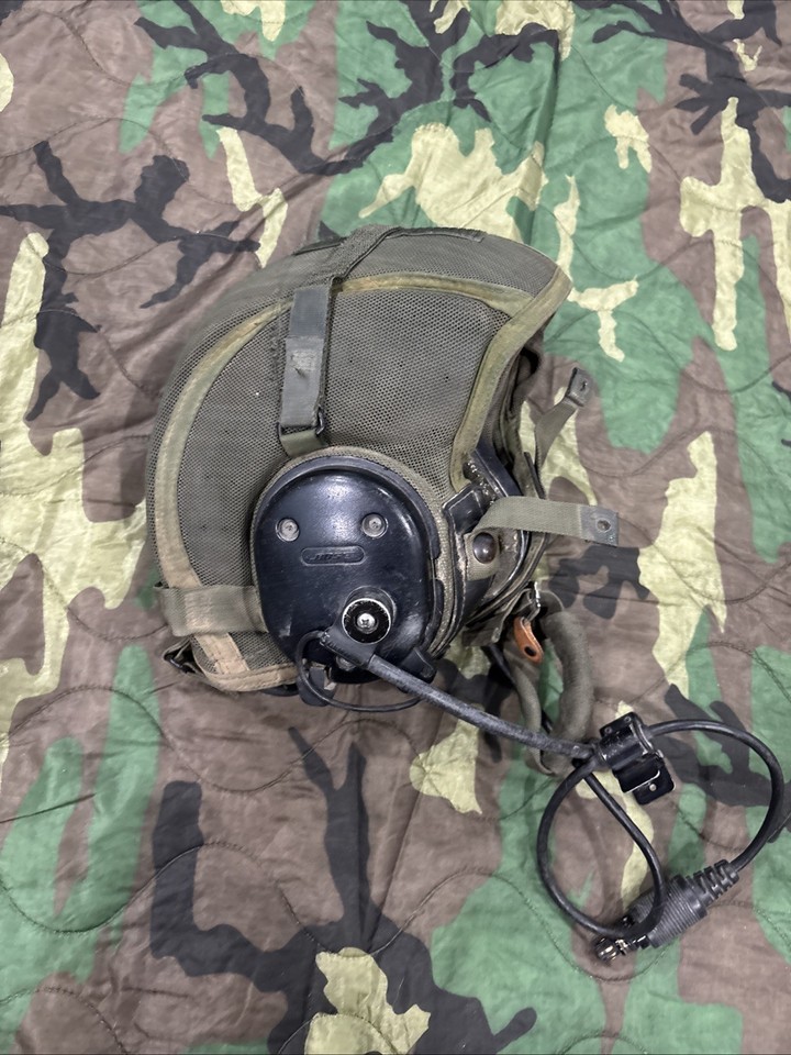 Large CVC Combat Vehicle Crewman Tanker Helmet Liner Bose Comms | eBay