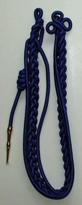 Shoulder Cord Citation With Brass Tip - Royal Blue (211-Royal Blue) | eBay