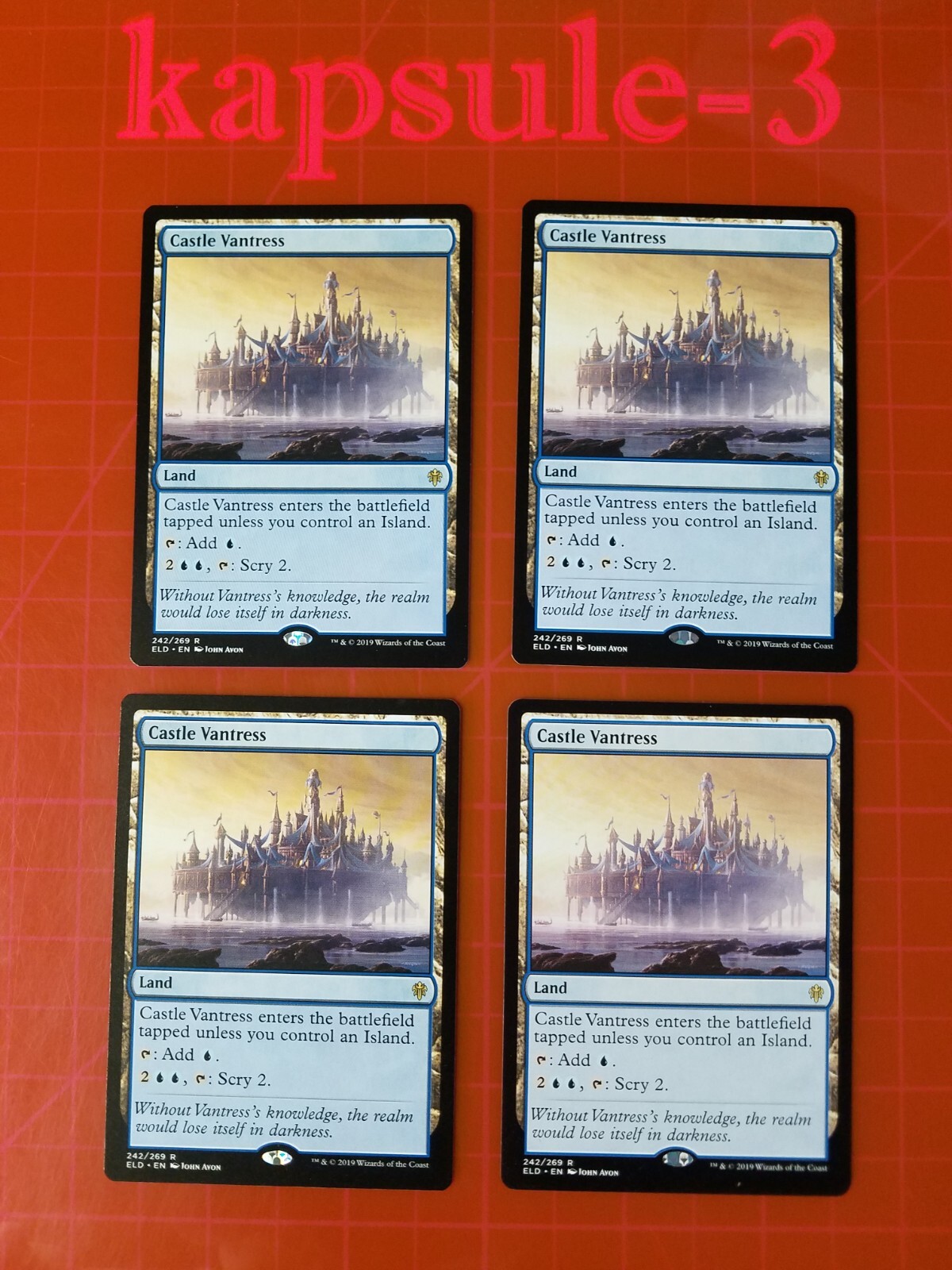 4x Castle Vantress | Throne of Eldraine | MTG Magic Cards | eBay