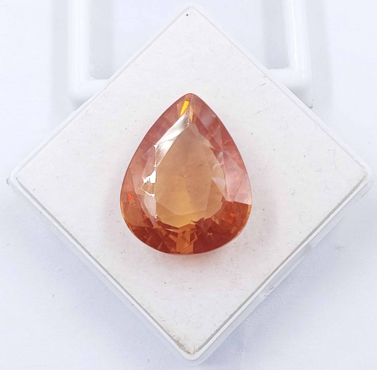 AAA Exclusive 20-25Ct Yellow Sapphire Natural Ceylon Pear Cut Certified ...