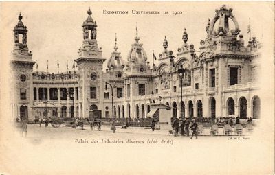 CPA PARIS EXPO 1900 - Palais des Industires diverses (306608) | eBay
