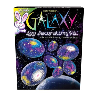 Galaxy Easter Egg Decorating Kits by RJ Rabbit Kids Crafts Easter ...