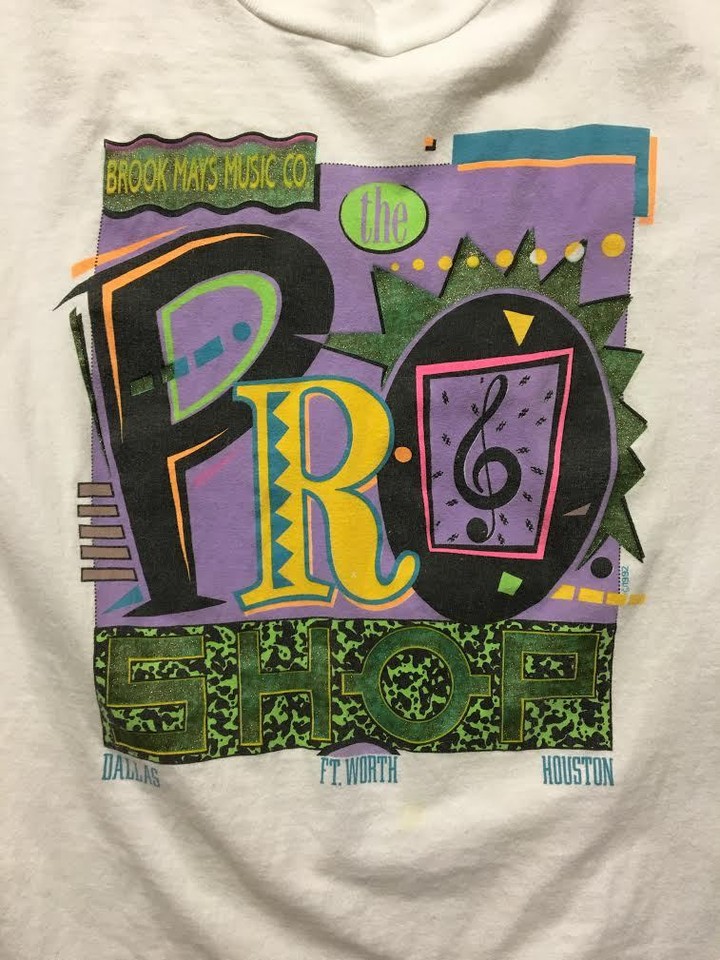 BROOK MAYS MUSIC COMPANY VINTAGE T-SHIRT FROM DALLAS, FT. WORTH ...
