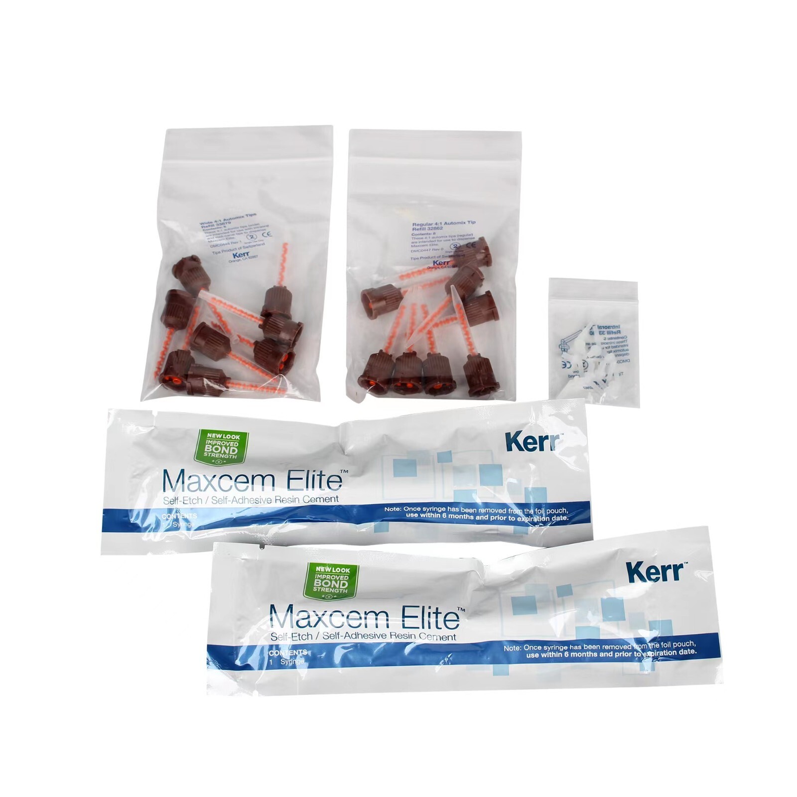 Kerr Maxcem Elite Self-Etch, Self-Adhesive Resin Dental Cement 5g*2 | eBay