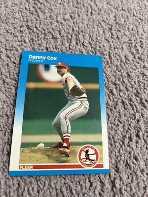 1987 Fleer #292 Danny Cox Baseball Card St. Louis Cardinals | eBay