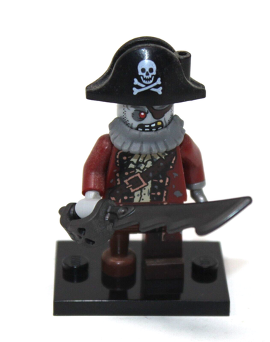LEGO col14 Series 14 Monsters 2 ZOMBIE PIRATE Collectible Minifigure ...