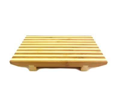 AUTHENTIC TRADITIONAL STRIPPED JAPANESE SUSHI GETA BOARD SERVING PLATE ...