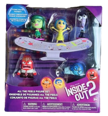 Disney and Pixar Inside Out 2 All the Feels Figure Set, Kids Toys ...