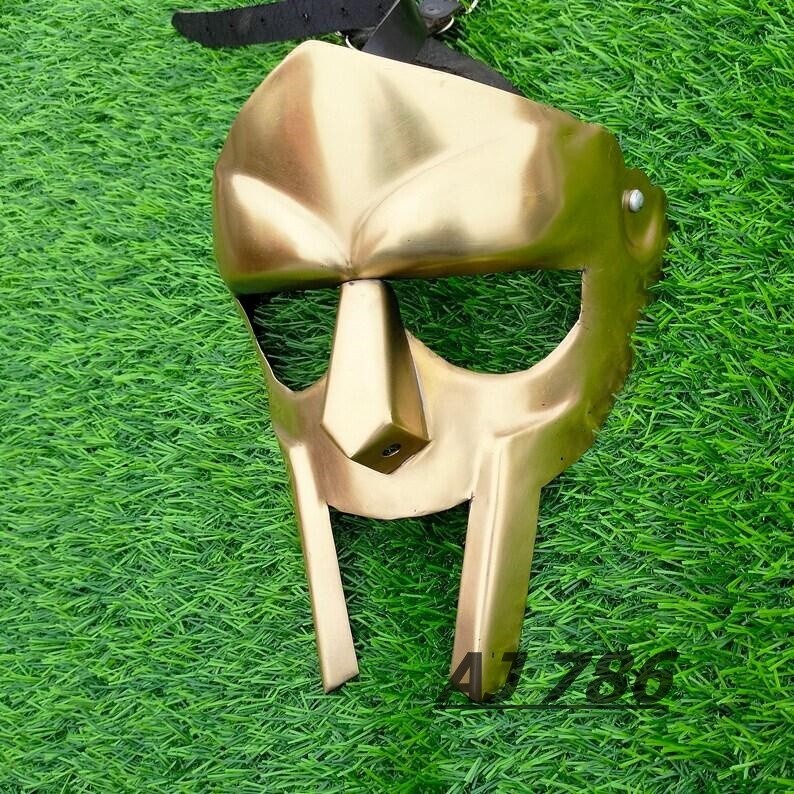 MF Doom Gladiator Mask Madvillain 18g Mild Steel Face Armor Replica ...
